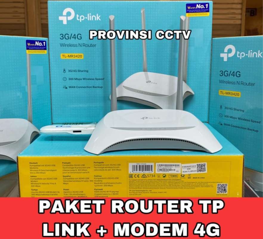 Promo Paket Router Tp Link + Model 4g / Plug & Play / Wifi Internet Gsm ...