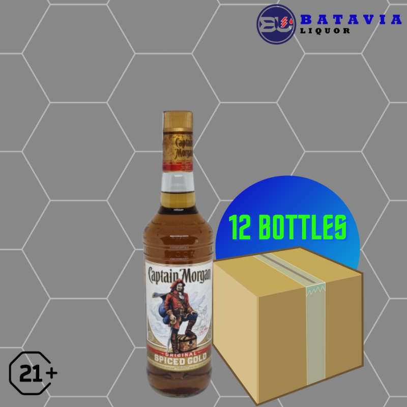 Jual Captain Morgan Spiced Gold 750ml 12 Botol di Seller Batavia Liquor ...
