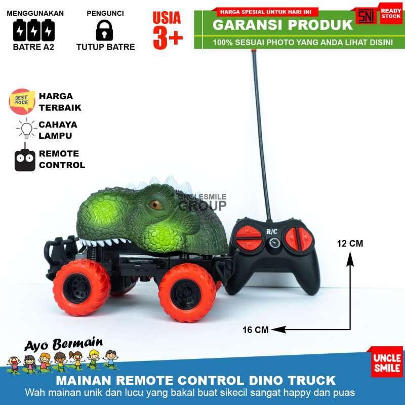 Jual Mainan Remote Control Dino Truck Dinosaurus Truk Di Seller ...