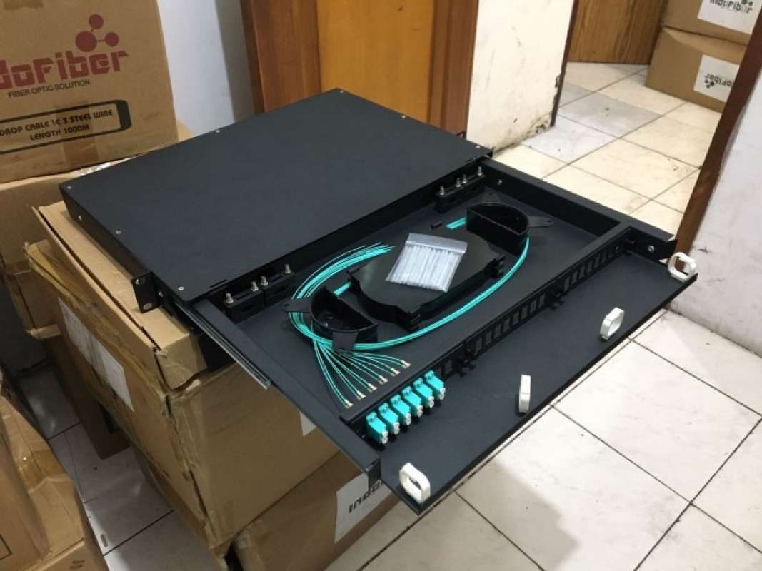 Promo Otb Rack Lc 12core Multimode Om3 Lengkap Pigtail/ Odf Lc 24core ...