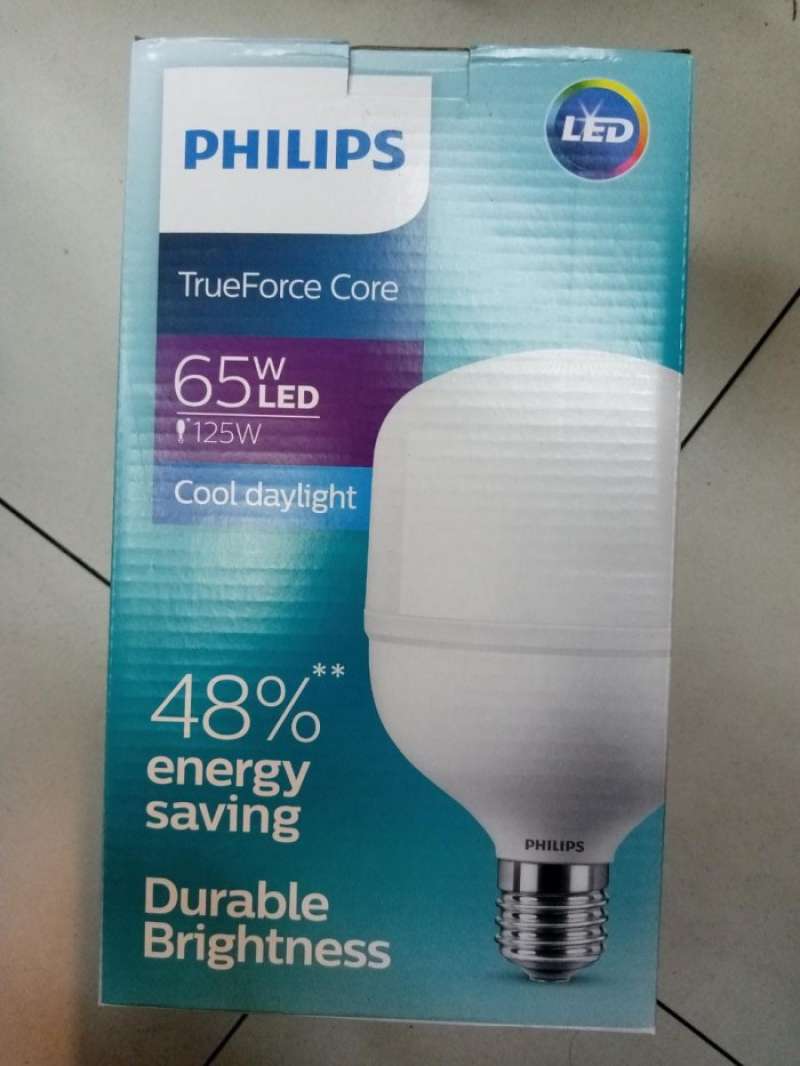 Promo Philips LED Bulb Jumbo TForce Core HB 65 Watt E40 Diskon 23% di ...