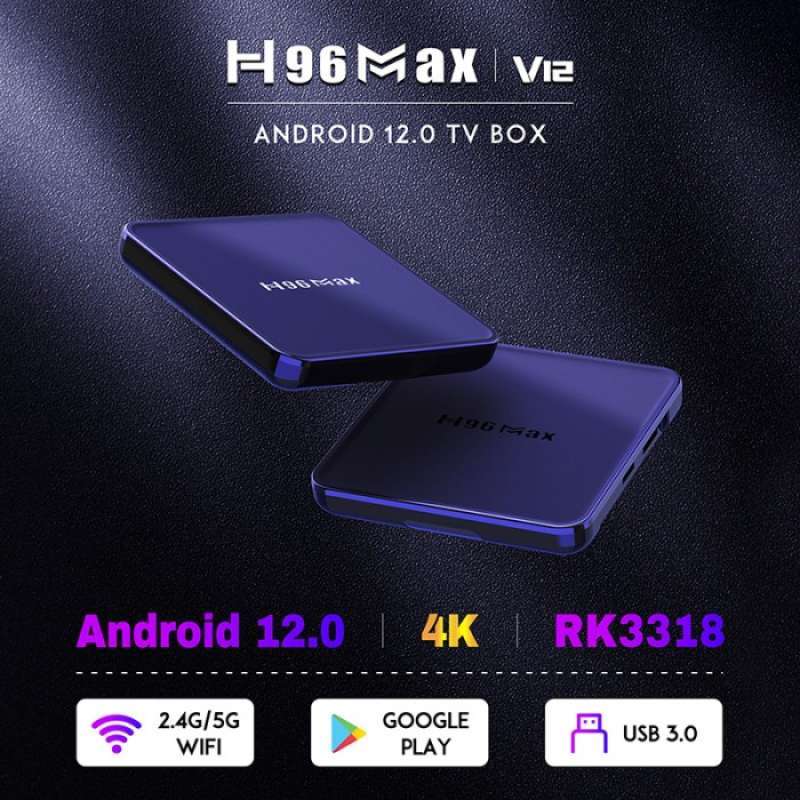 Jual Android Tv Box H96 Max V12 Rk3318 Ram 2gb Rom 16gb Android 12 Usb3.0 Di Seller Emma Store ...