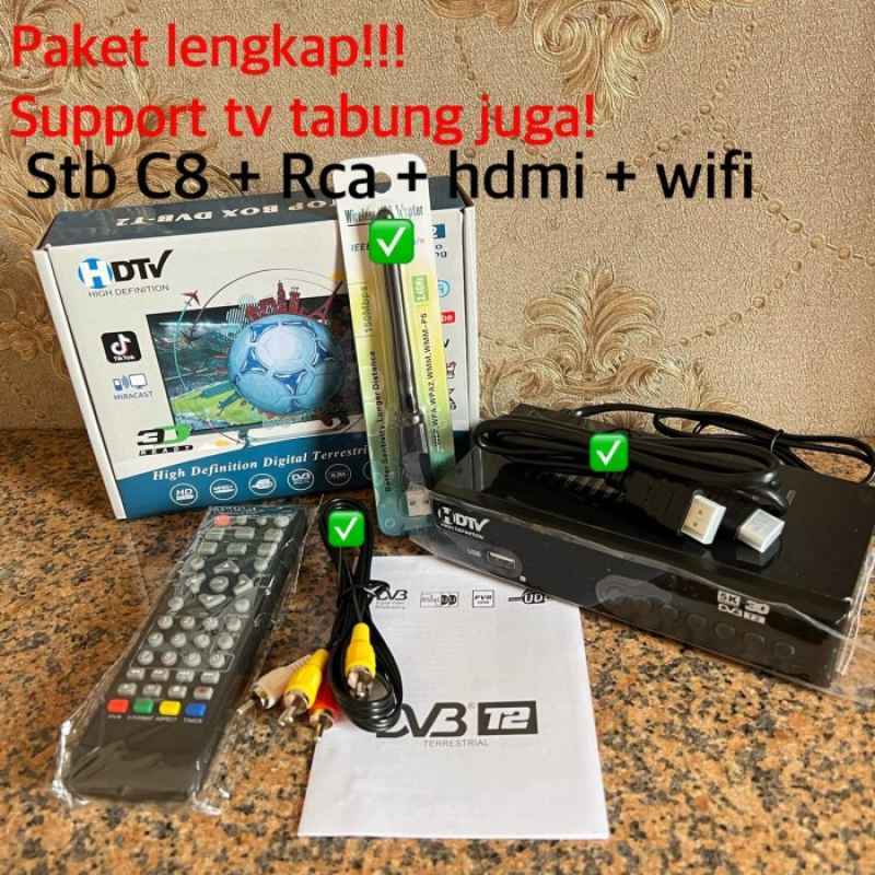 Jual MIXIO M1 TV DIGITAL DVB T2 SET TOP BOX WIFI STB ANTENA SUPER HD di ...