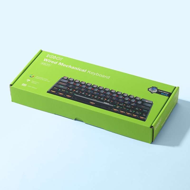 Jual Robot Kb20 Wired Mechanical Keyboard Rainbow (spt Gamen Titan Iii ...