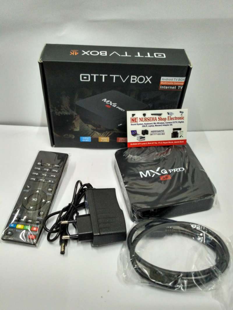 Promo Android Tv Box Ott Tv Box Mxq Pro Free Kabel Hdmi Diskon 13% di Seller Tumenggung Store ...
