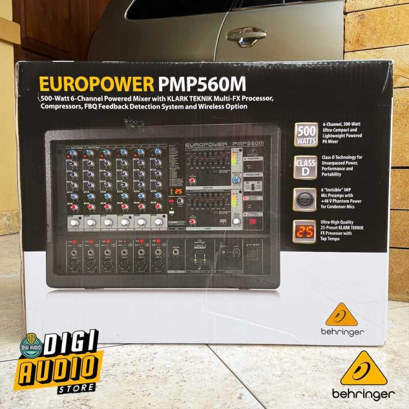 Jual Power Mixer Audio Amplifier 500 Watt - 6 Channel - Behringer ...