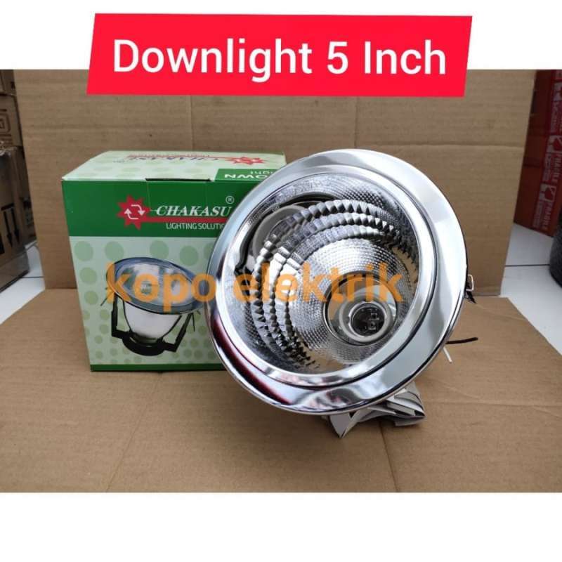 Jual Downlight 5 Inch Rumah Lampu 5inch - Silver Di Seller Kopo ...