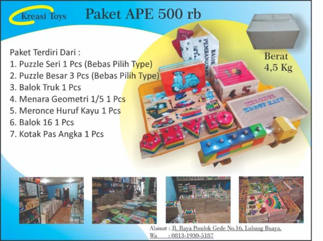 Promo APE Alat Peraga Edukatif PAUD TK Paket Murah [500 ribu] Diskon 23 ...