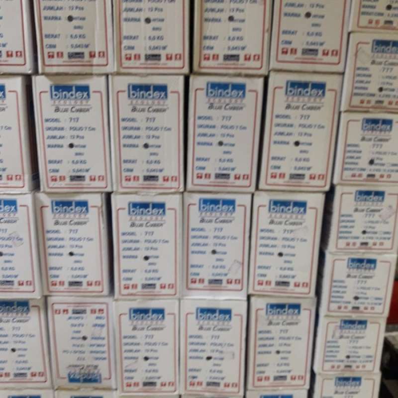 Promo ORDNER MERK BINDEX / harga per box Diskon 23% di Seller Hexana ...
