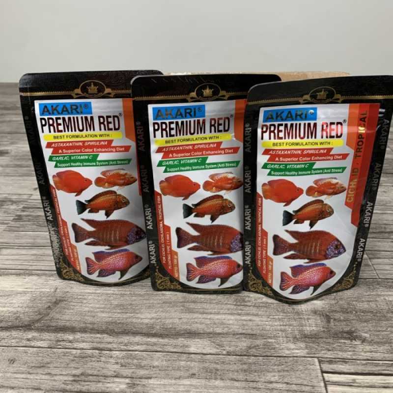 Promo Akari Premium Red CICHLID - Pellet Pakan Makanan Ikan Pelet ...