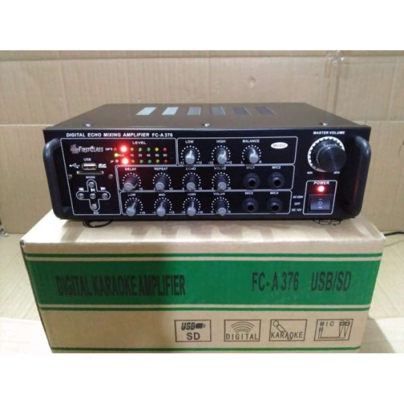 Promo AMPLI FIRSTCLASS FC A376 DIGITAL KARAUKE AMPLIFIER Diskon 23% di Seller BerkahCell78 ...