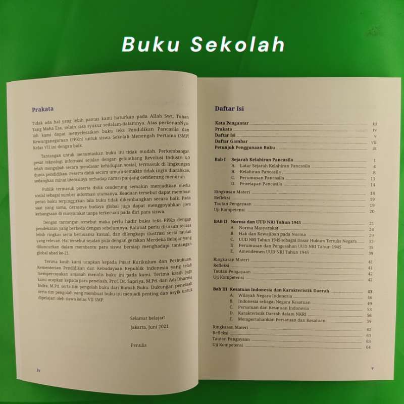 Jual Buku Pkn Kelas 7 Smp Mts Kurikulum Merdeka Belajar Buku Paket Pelajaran Ppkn Siswa Kls 1 ...