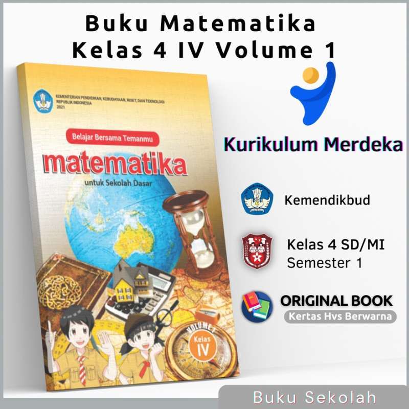 Jual Paket Matematika Kelas 4 Kurikulum Merdeka Original Harga Termurah ...
