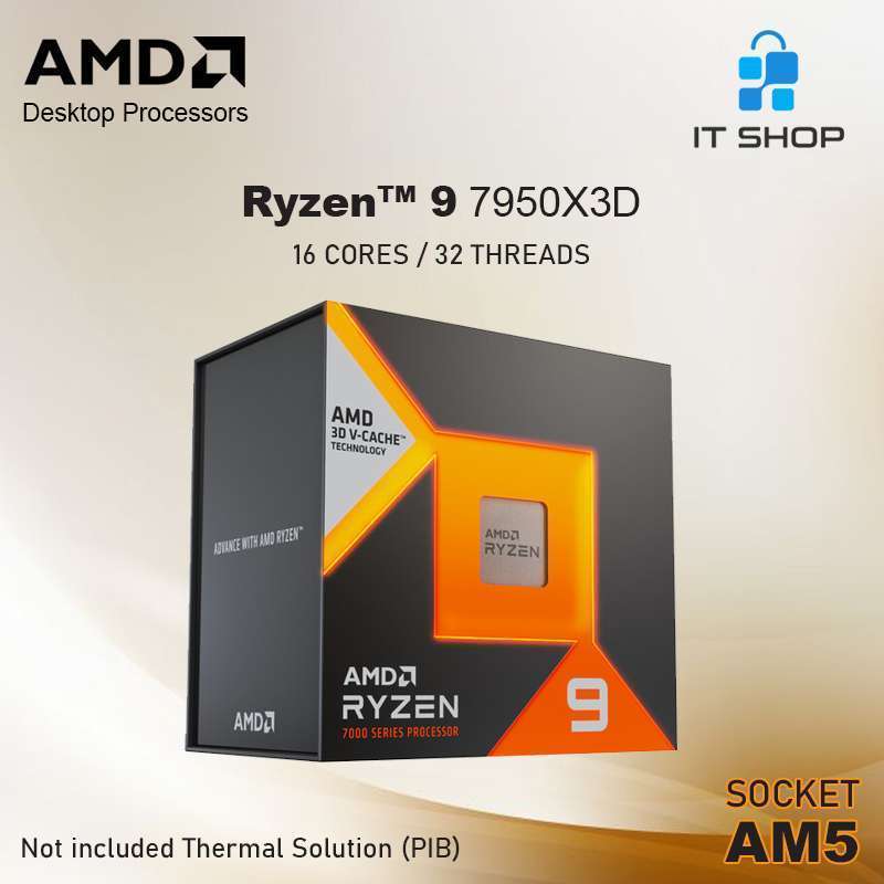 Jual Processor AMD AM5 Ryzen 9 7950X3D di Seller Proton Technology ...