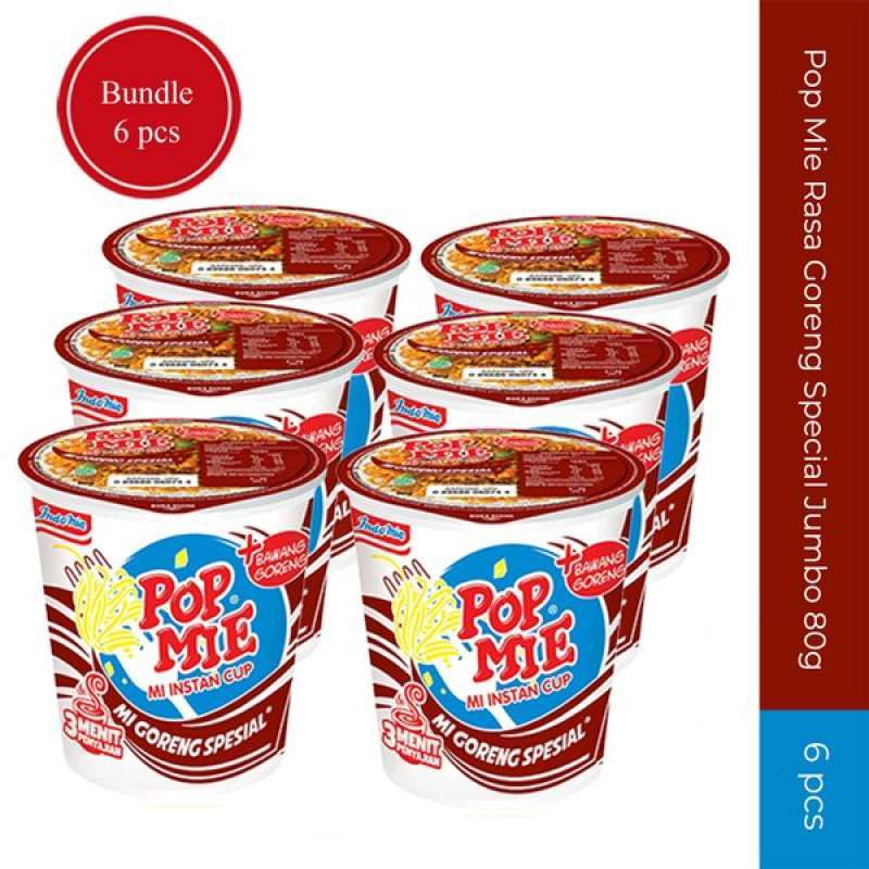 Jual Pop Mie Rasa Goreng Special Jumbo 80g - 6 Pcs Di Seller Super ...