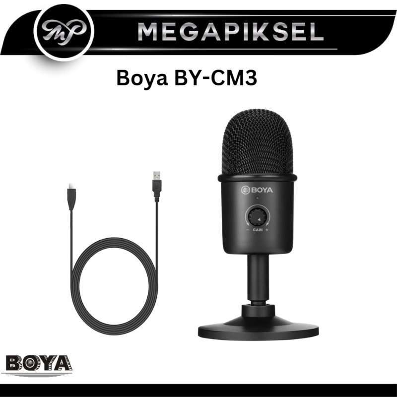 Jual Boya BY-CM3 Compact Plug & Play Condenser USB Microphone - Mic ...