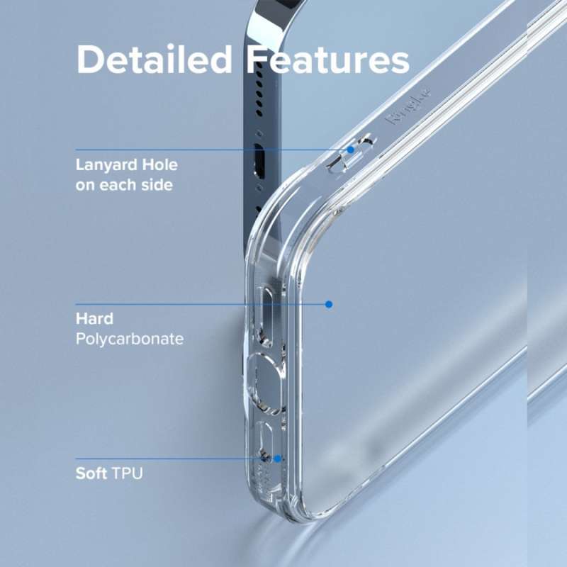 Promo Case iPhone 14 Pro Max Plus Ringke Fusion Slim Anti Crack Clear ...
