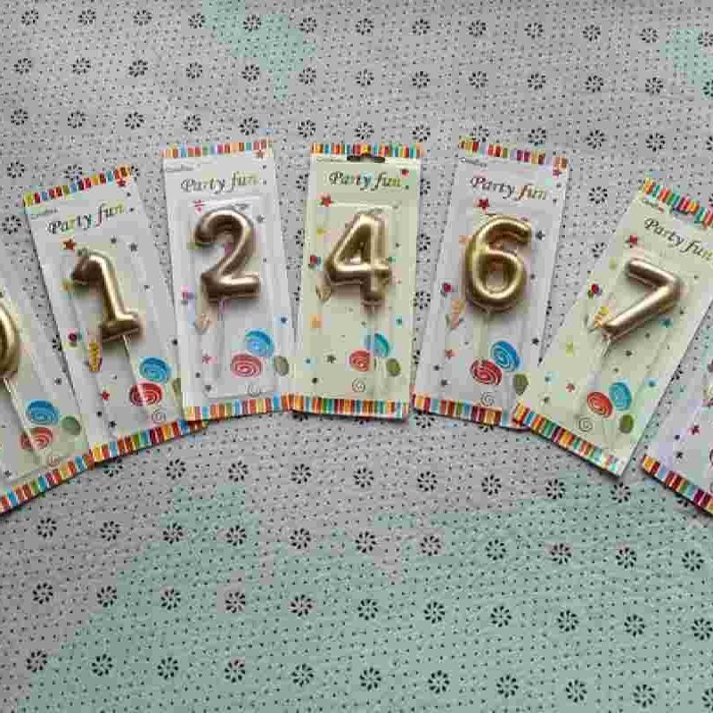 Jual Lilin Angka Warna Gold Satuan di Seller Balon toys - Jelambar ...