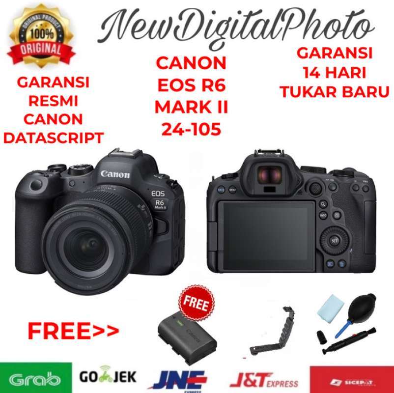 Promo Canon EOS R6 Mark II kit 24-105mm f4-7.1 IS STM R6 II 24-105 mm ...