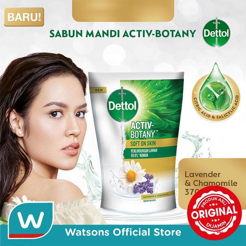 Promo Dettol Body Wash Botanical Lavender 370g Diskon 42% Di Seller Watsons Official Store ...