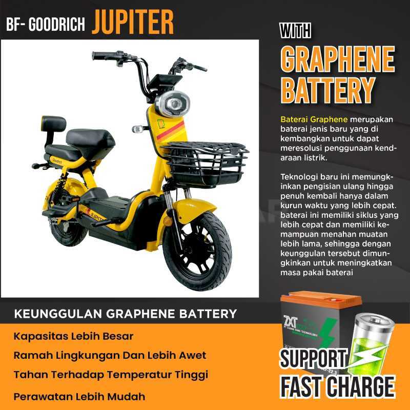 Jual Sepeda Listrik Goodrich Jupiter 48v12ah Graphene Battery Garansi ...