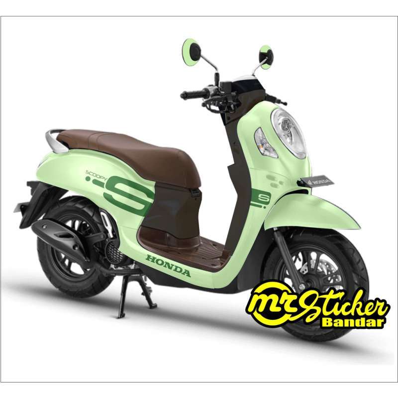 Jual Decal Scoopy full body Dekal Sticker New Fi Baru 2021 2022 PRESTIGE hijau muda di Seller Mr ...