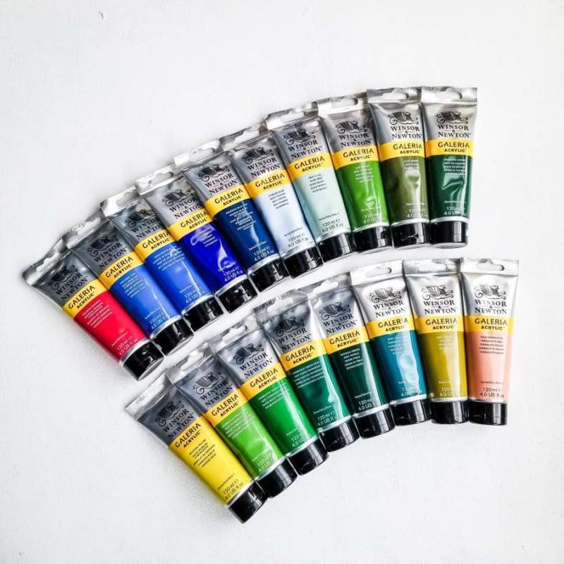 Jual Winsor & Newton Galeria Acrylic Paint 120ml Part 2 - Process Cyan ...