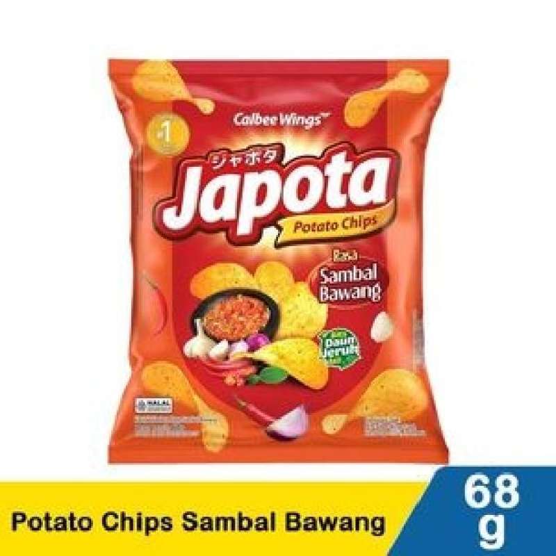 Jual Japota 68gr / Japota Potato Chips / Japota / Japota Chips - Sambal ...