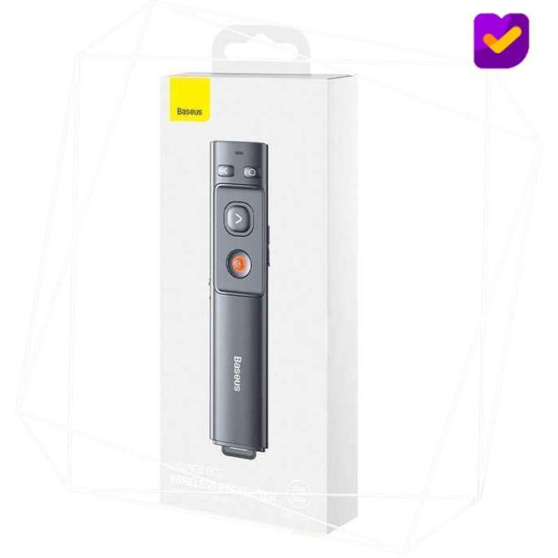 Jual Baseus Wireless Laser Presenter Rechargeable Red Pointer di Seller ...