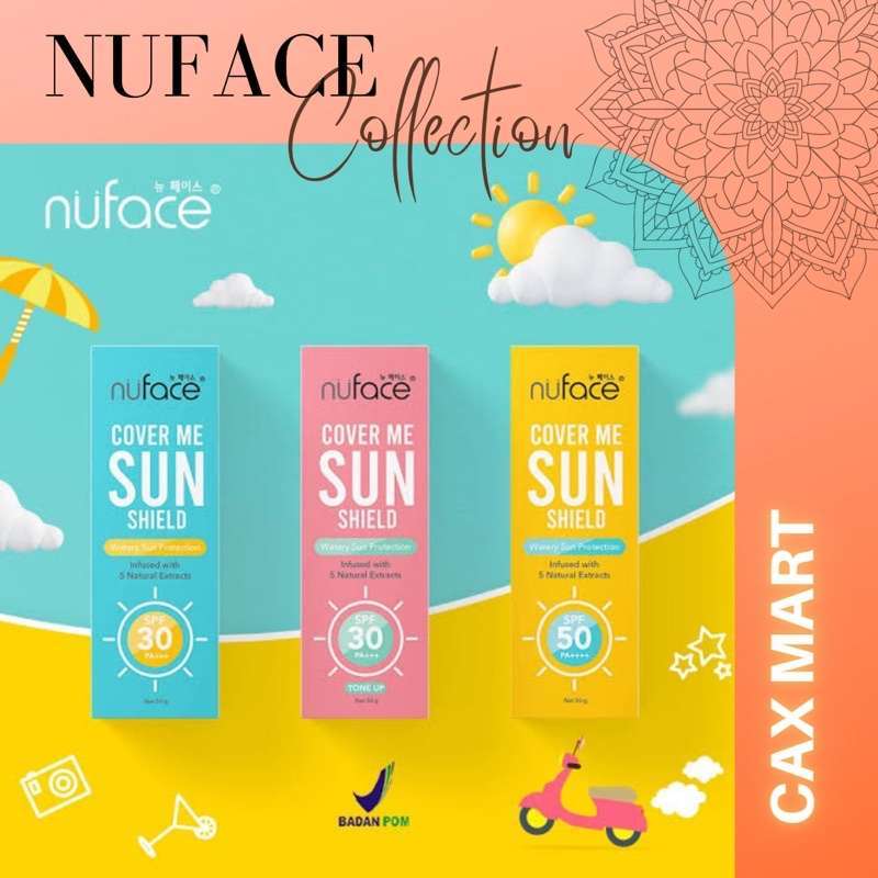 Jual NUFACE Cover Me Sun Shield (Sunscreen) SPF30 PA+++ | SPF50 PA ...