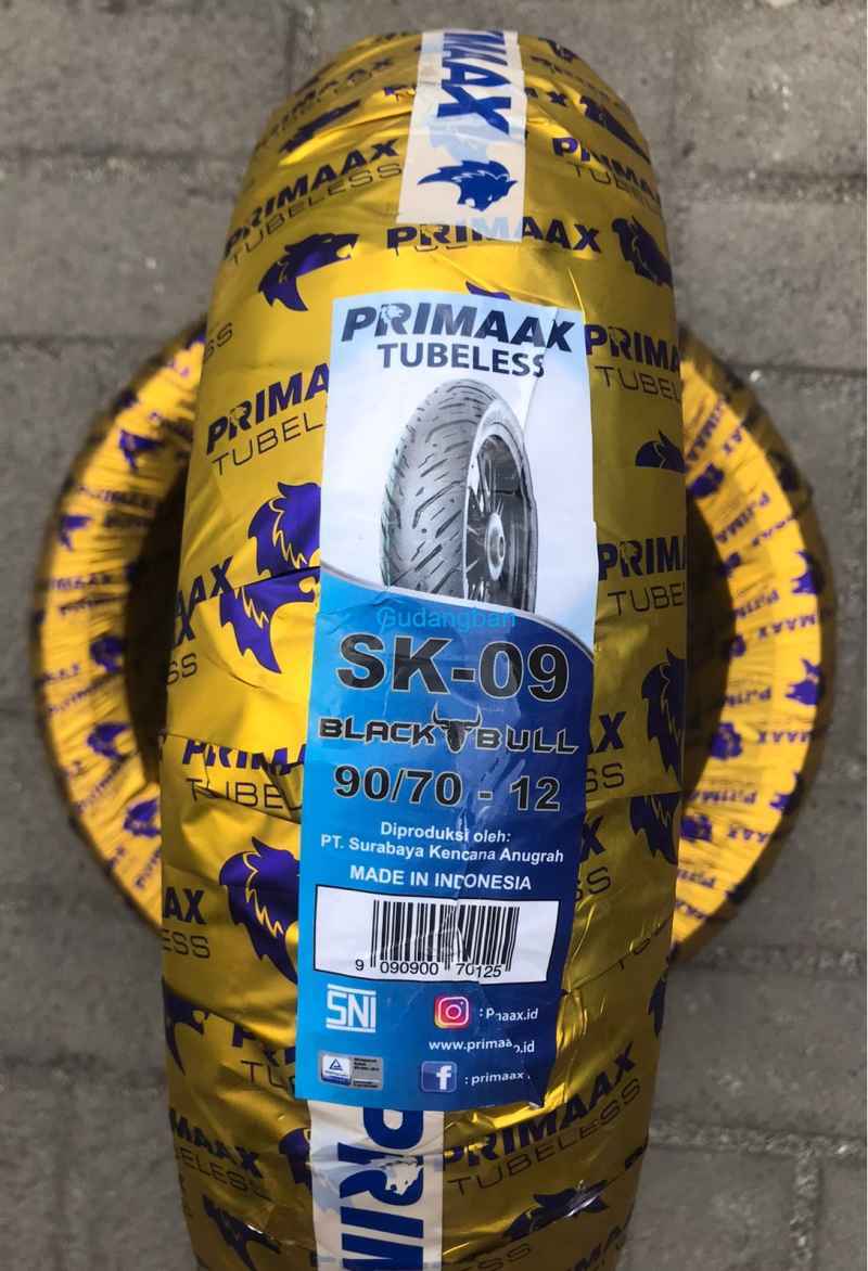 Jual Primaax Sk09 Blackbull 90 70 12 Ban Luar Motor Scoopy Ring 12 ...