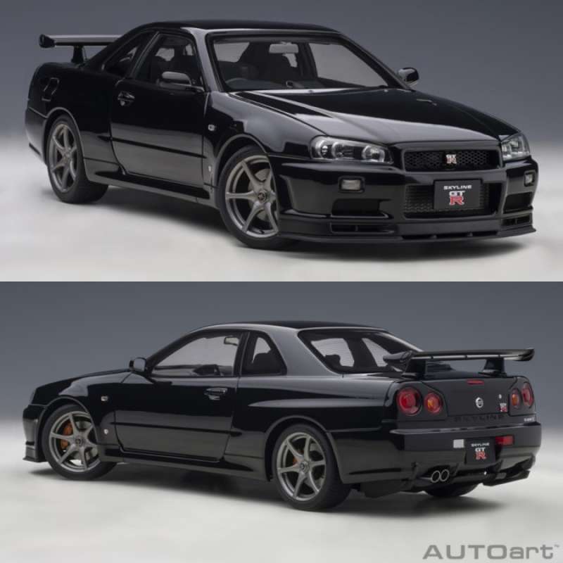 Promo Autoart, Nissan Skyline GT-R (R34) V-Spec II 2001 Diskon 23% di Seller Indah Toys Store ...