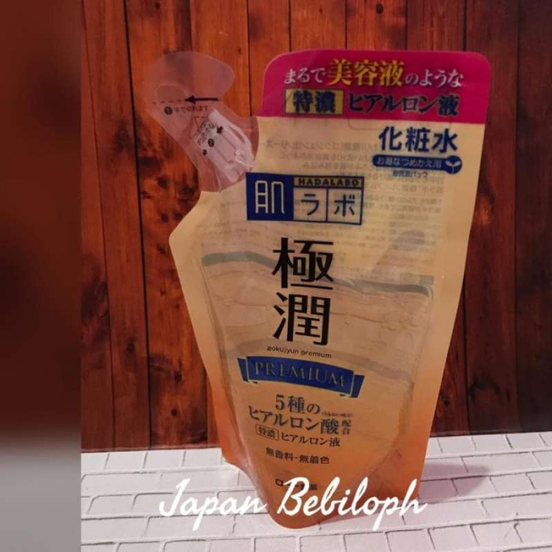 Promo Hada Labo Gokujyun Premium Facial Lotion 170Ml - Refill Pouch ...