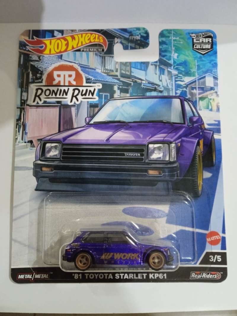 Promo Hot Wheels Ronin Run 81 Toyota Starlet KP61 Diskon 23% di Seller ...