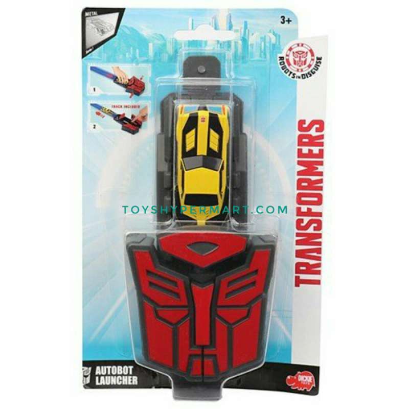 Promo Original Transformers Bumblebee Autobot Launcher Dickie Toys ...