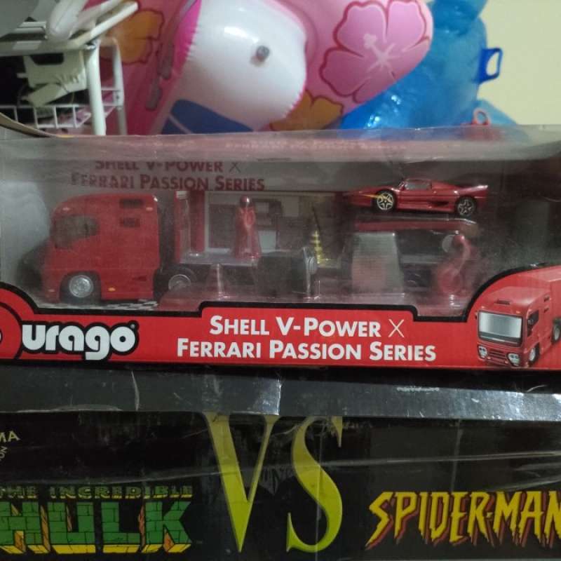 Promo miniatur burago Shell v power set ferrari Diskon 23% di Seller ...