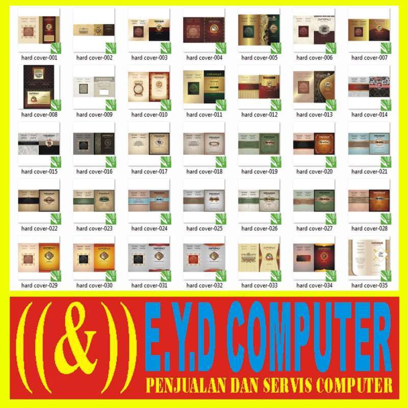 Jual Desain Undangan Hard Cover Koleksi Template Design Grafis Halaman ...