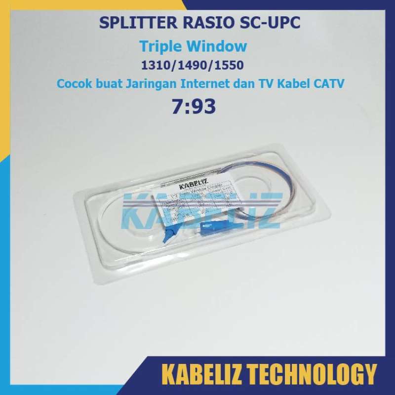 Jual Splitter Ratio 7:93 Three Window Splitter 1x2 Ratio Spliter Rasio ...