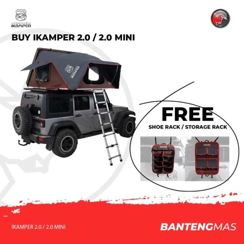 Jual Ikamper Roof Tent Original Harga Termurah April 2024 | Blibli