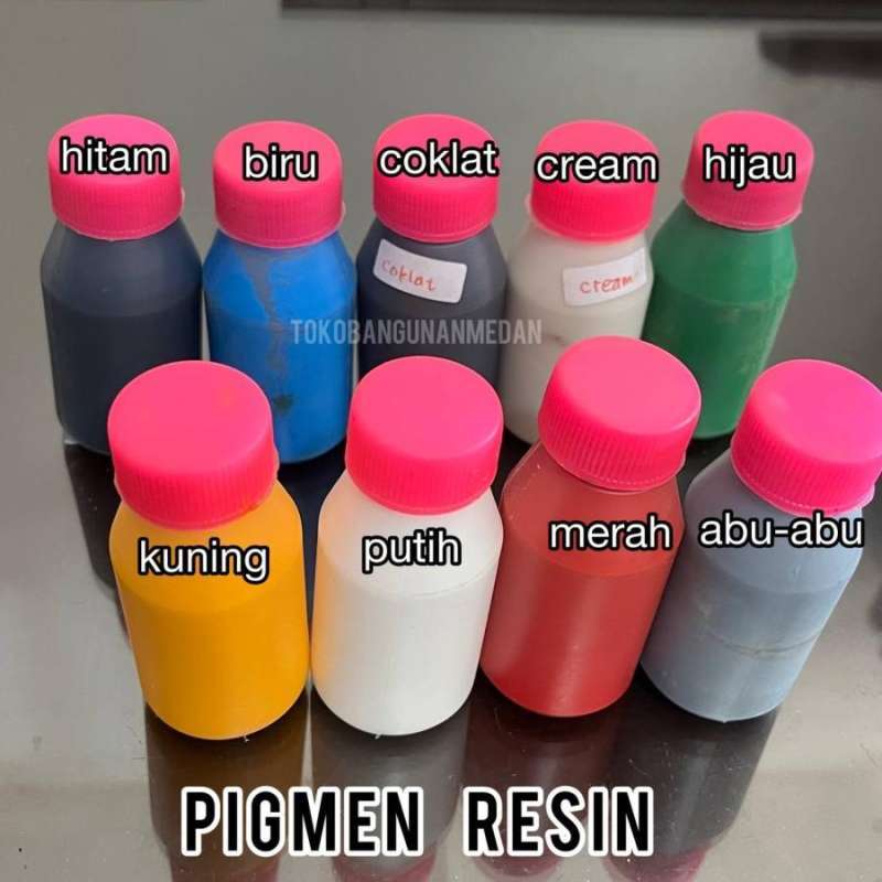 Jual Pigmen Warna Campur Resin - Warna Lengkap / Pewarna Cat Tembok Di ...
