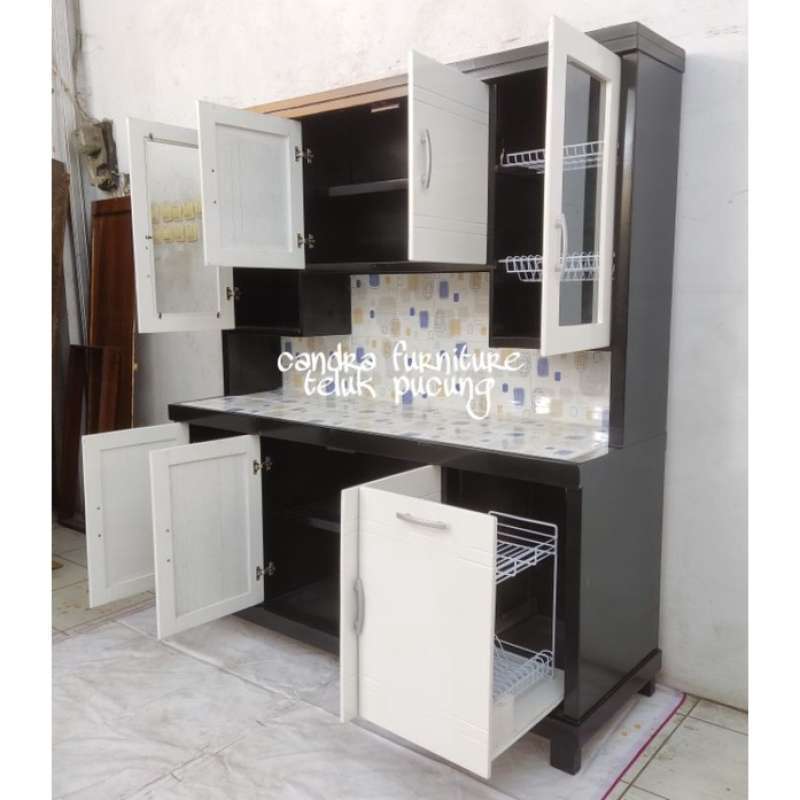 Jual LEMARI SAYUR 4 PINTU FINISHING MELAMIC RAPI DAN HALUS HARGA ...