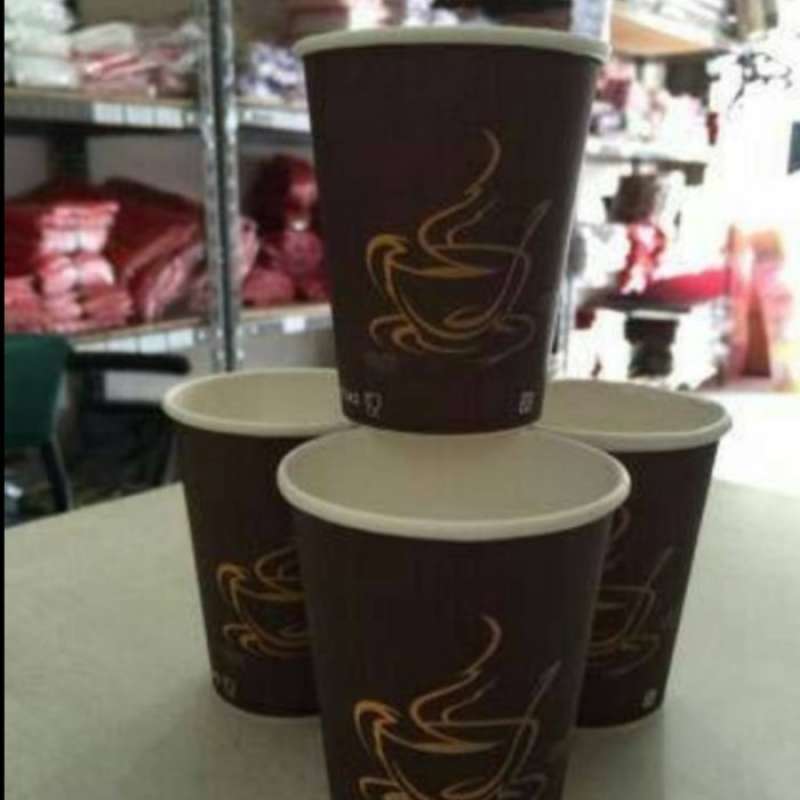 Promo Gelas Kertas / Gelas Kopi / Paper Cup Uk. 9 Oz Diskon 23% di ...