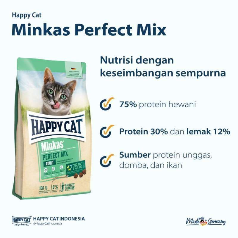 Jual Happy Cat Minkas Perfect Mix Freshpack 10 Kg - Dry Food Di Seller ...