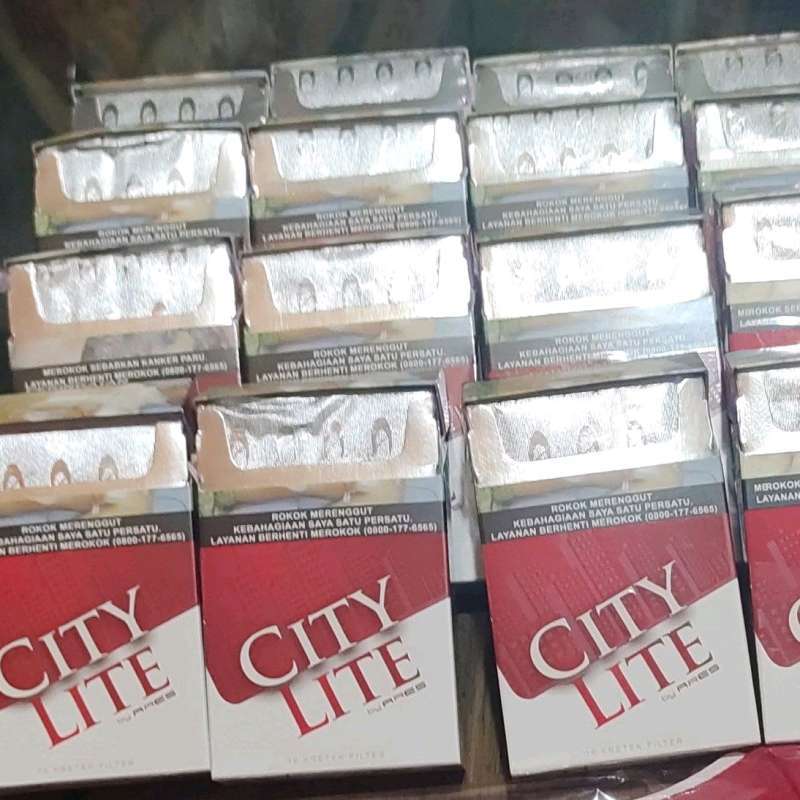 Jual CITY LITE 16 rokok filter [1 slop / 10 bungkus @ 16 batang ...