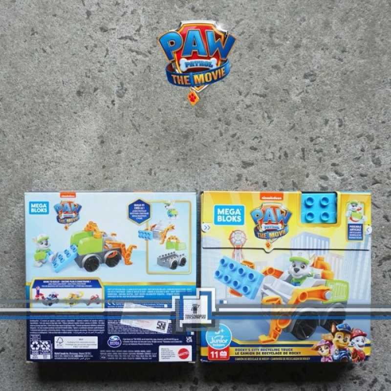 Promo Mega Bloks Paw Patrol Rocky City Recycling truck Blocks Rocky's ... Promo Mega Bloks Paw Patrol Rocky City Recycling truck Blocks Rocky's ...