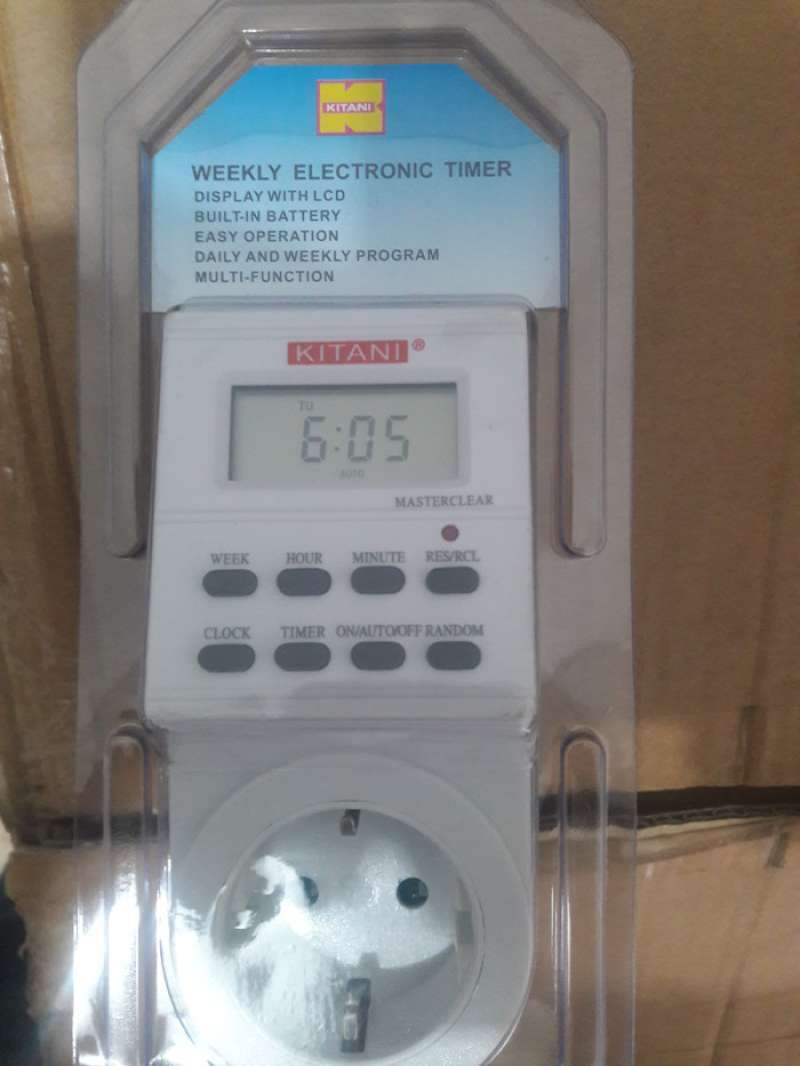 Promo Timer Digital colokan KITANI Diskon 23% di Seller Hubner Store ...