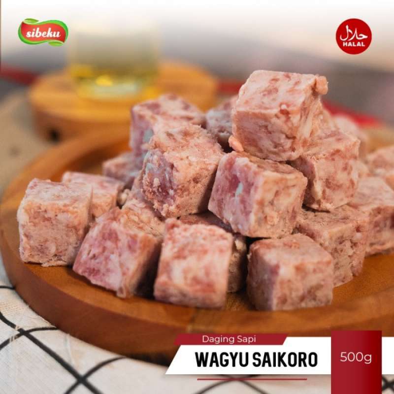 Promo Daging Sapi Wagyu Saikoro Beef Halal 500 gram Frozen Food AUS ...