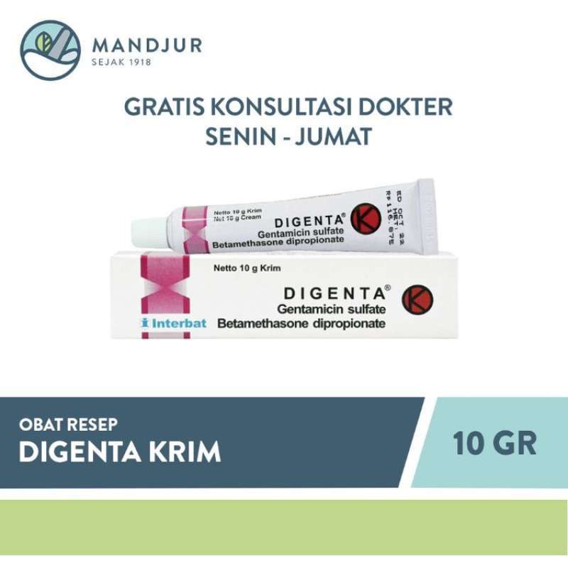 Jual Digenta Cream 10 Gram Di Seller Apotek Mandjur Official Store ...