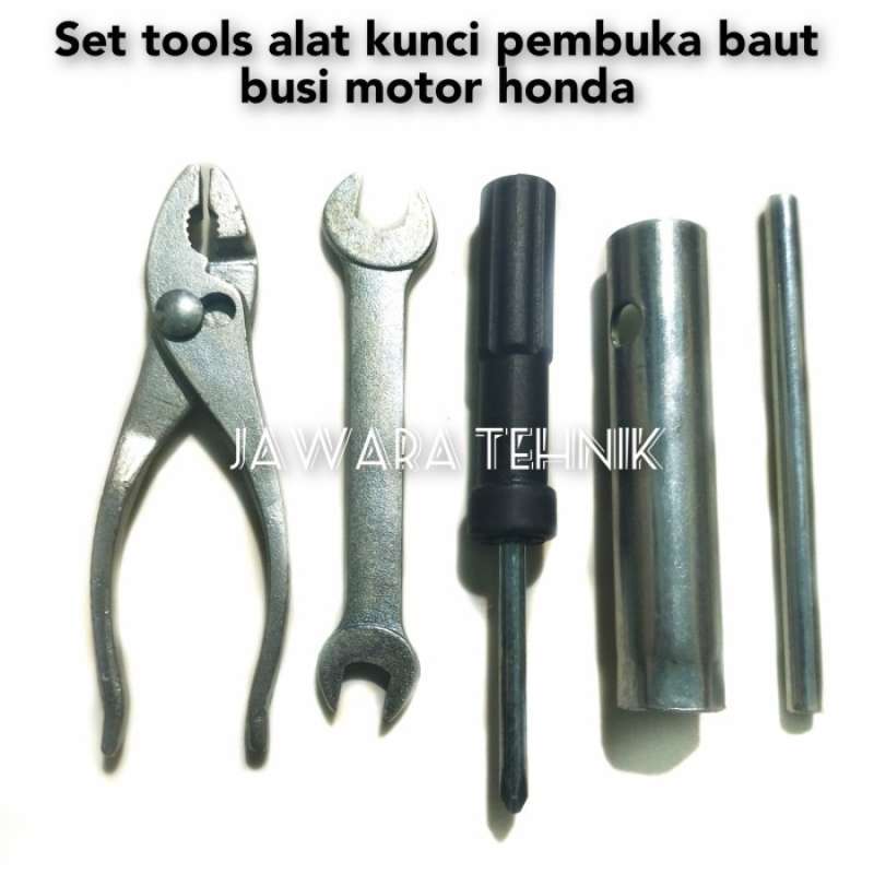 Promo set tools alat kunci pembuka dan penentang baut busi motor honda ...