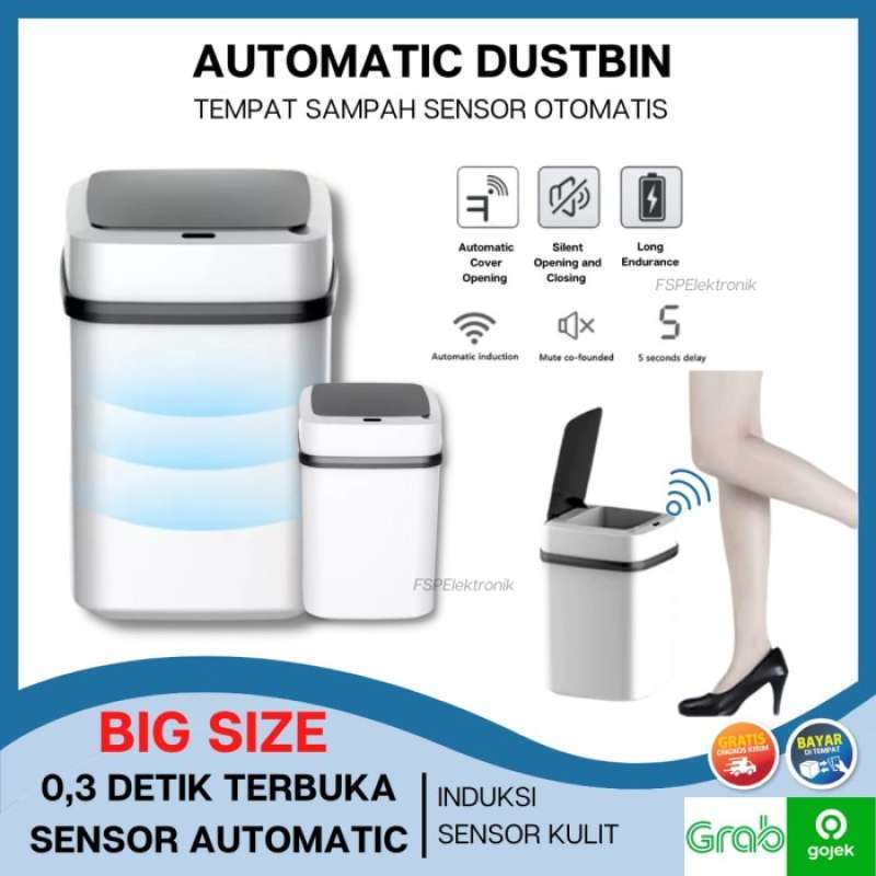 Promo [bisa Cod]new Smart Trash Bin Electric// Tempat Sampah Pintar ...